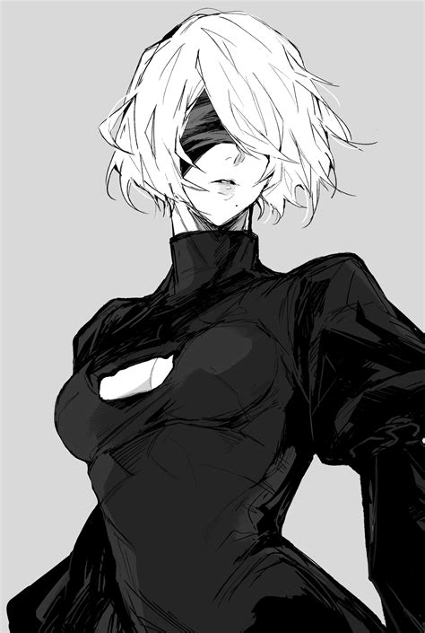 2b Nier And 1 More Drawn By Nishiii26miii Danbooru