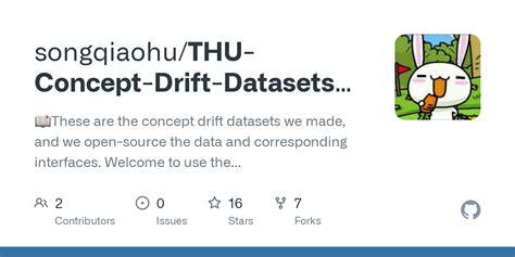 github songqiaohu thu concept drift datasets v1 0 📖these are the
