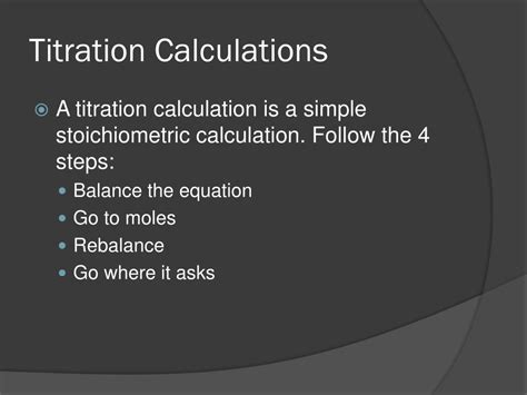PPT Titrations Their CALCULATIONS PowerPoint Presentation ID