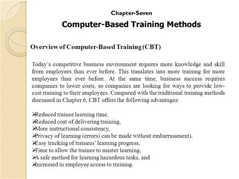 computer based learning