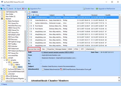 forensic msg viewer analyze outlook message files with attachments