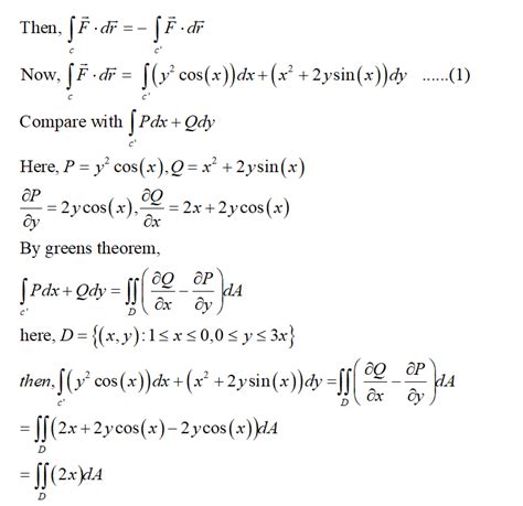Answered Use Green S Theorem To Evaluate F Dr Bartleby