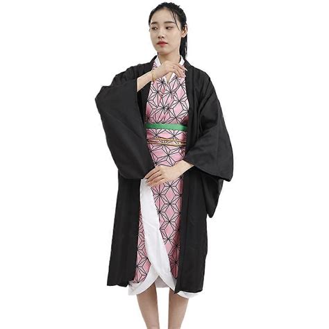 Womens Demon Slayer Kimetsu No Yaiba Kamado Anime Nezuko Cosplay