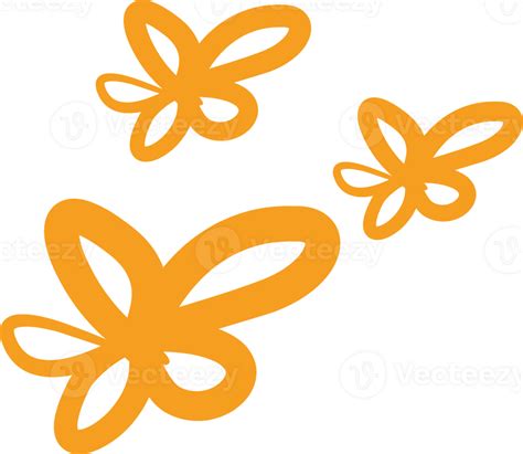 Orange Element Flower Shape 24393080 Png