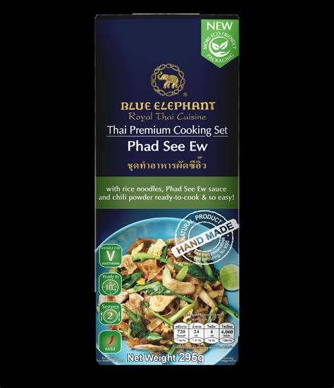 Thai Cooking Set Phad See Ew 295g Rich Massaman Curry Set Blue Elephant