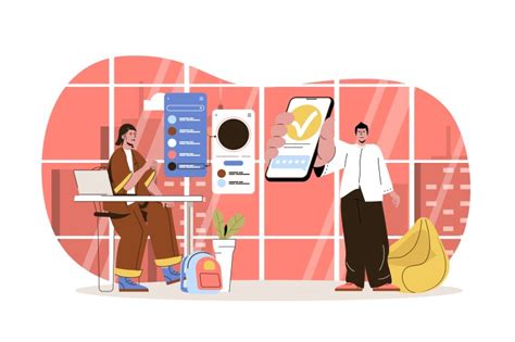 Mobile App Development Royalty Free Vector Image