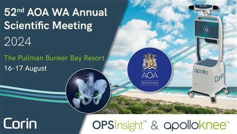 Corin Group On Linkedin Waasm2024 Tka Roboticsurgery Tha Omnibotics Opsinsight