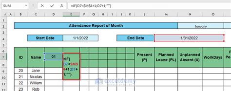 How To Prepare A Meeting Attendance Sheet In Excel ExcelDemy