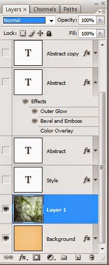 Create Soft Bevel Text Effect With Abstract Background