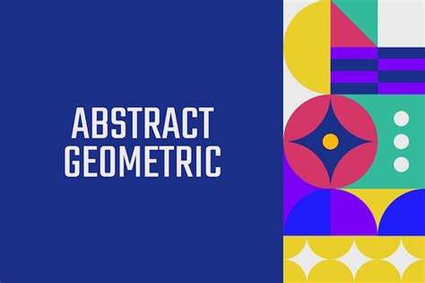 Premium Vector Abstract Geometric Template