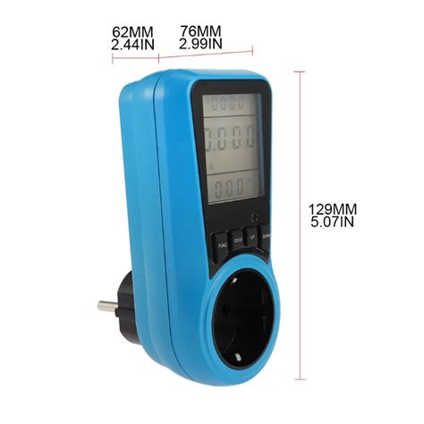Plug Digital Voltage Wattmeter Ac Electricity Anal Grandado