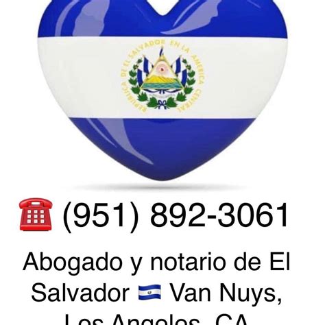Abogado Y Notario De El Salvador En Van Nuys Los Angeles Ca