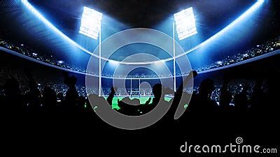 Flashing Stadium Lights During Game Stock Footage Video Of Concert