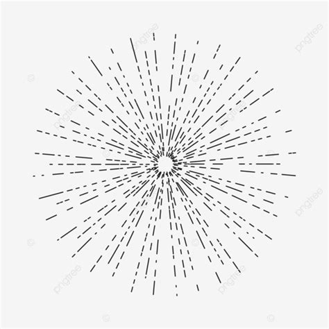 Vintage Sun Rays Logo And Decoration Template Vector Vector Starburst Linear Geometric Png