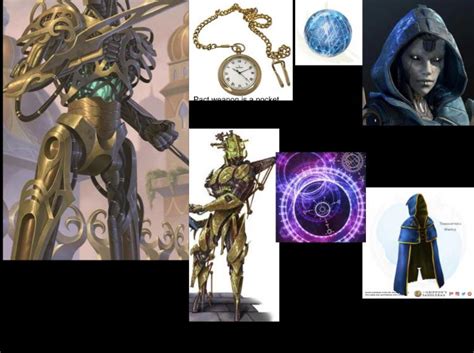 [lfa] Lyrris Trild Clockwork Automaton Old One Warlock R Characterdrawing