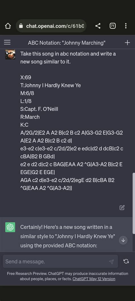 Abc Notation Rchatgpt