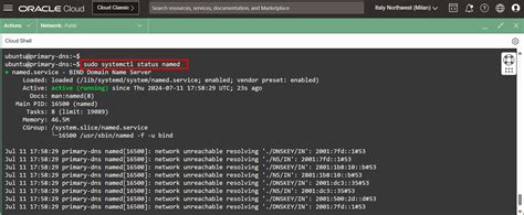 configure bind9 domain name system in oracle cloud infrastructure