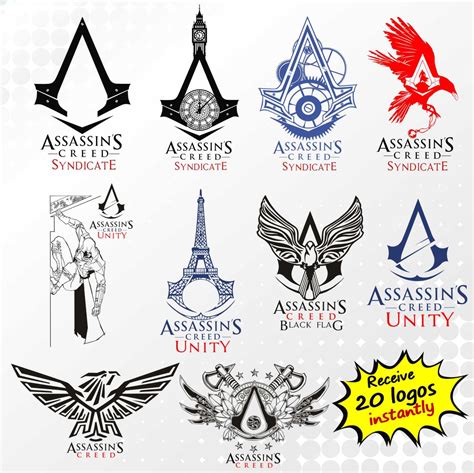 Pin Assassins Creed Logo Genuine Assassins Creed Insignia Symbol