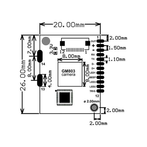Buy GROW GM S X CMOS USB TTL Interface D D Bar Code QR Code Barcode Reader Module