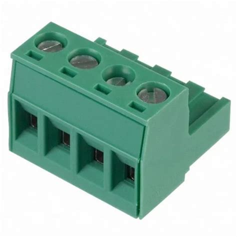 4 Pin Terminal Block Connector Plug Pitch 5 08mm At 30 00 Terminal Block Connection