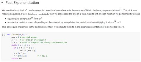 Solved We Saw In Class That Xa Can Be Computed In N