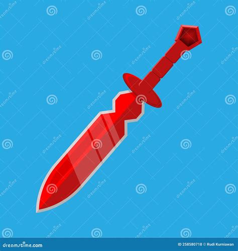 Sword Vector Illustration With Red Color Stock Vector Illustration Of Orange Design 258580718 Sword Vector Illustration With Red Color Stock Vector Illustration Of Orange Design 258580718