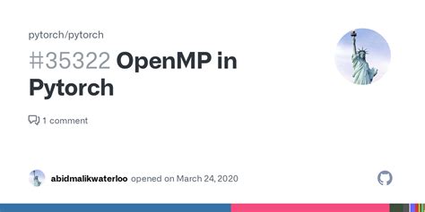 Openmp In Pytorch Issue Pytorch Pytorch Github