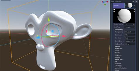 disabling depth test gives weird artifacts for complex meshes r godot
