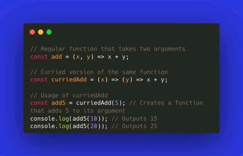Currying A Useful Tool For Functional Programming Feranmi Adedeji Posted On The Topic Linkedin