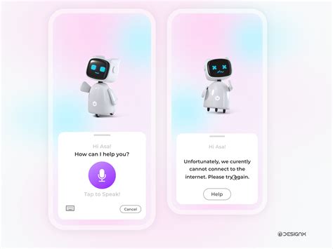 Voice UI APP Chatbot Design Chatbot App Mobile App Design