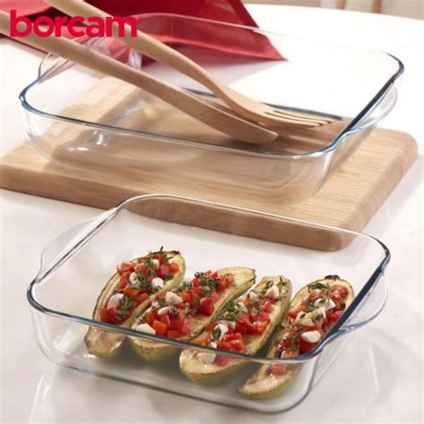 Квадратна стъклена тава с капак за печене и съхранение на продукти Стоки за дома