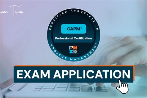Capm Exam Application Process Yassine Tounsi