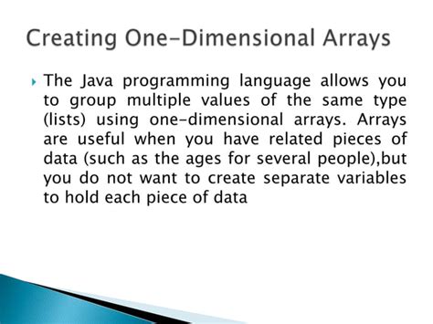 Array Lecture Ppt