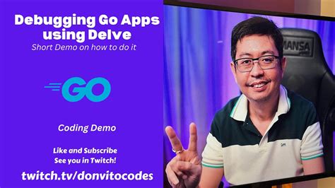 debugging go apps using delve youtube