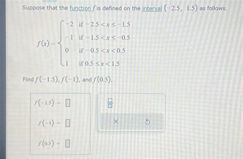 solved suppose that the function fis defined on the interval