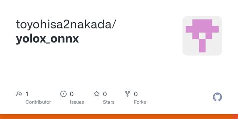 GitHub Toyohisa2nakada Yolox Onnx