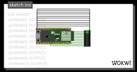 30430王語凡流水燈 Copy Wokwi Esp32 Stm32 Arduino Simulator