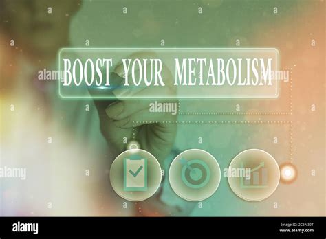 Writing Note Showing Boost Your Metabolism Business Concept For Body