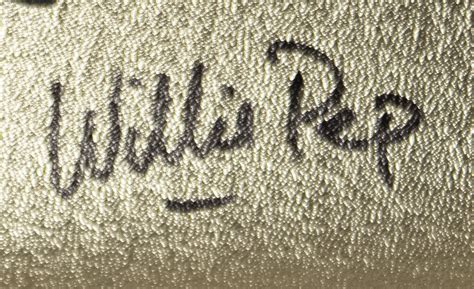 Willie Will O The Wisp Pep Ephemera Signed With Co Signers