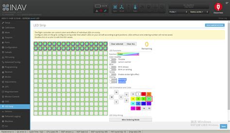 Custom LED Strip Settings SpeedyBee