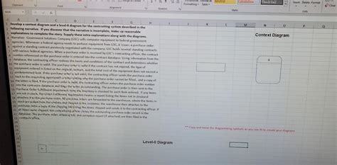Solved Develop A Context Diagram And A Level Diagram For Chegg