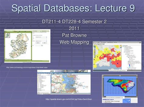 Ppt Spatial Databases Lecture 9 Powerpoint Presentation Free Download Id1813577