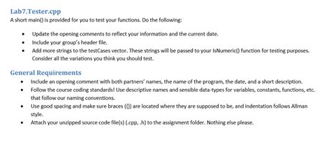 Solved Here Is The Lab7testercpp