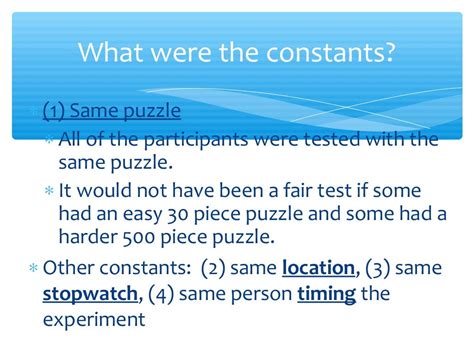 Scientific Method And Variables