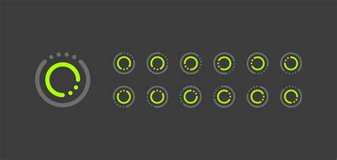 Premium Vector Loading Load Buffer Icon Spinner Sprite Sheet Rotation