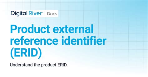 Product External Reference Identifier Erid Commerce Api References