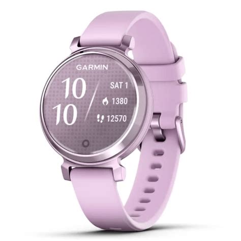 Buy Garmin Lily 2 Metallic Lilac With Lilac Silicone Band Watch In