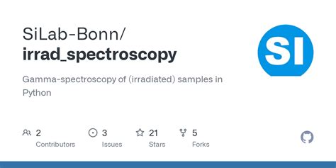 Github Silab Bonnirradspectroscopy Gamma Spectroscopy Of