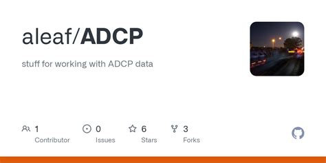 GitHub Aleaf ADCP Stuff For Working With ADCP Data