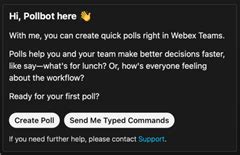 Pollbot Is Open Source Webex Developers Blog